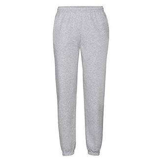 Fruit Of The Loom Pantalon de Jogging &eacute;lastiqu&eacute; - Homme (XL) (Gris)