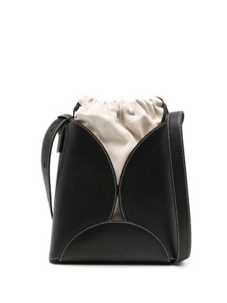 Jil Sander sac &agrave; bandouli&egrave;re Curve - Noir