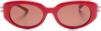 Alexander McQueen Eyewear AM0469S Sonnenbrille - Rot