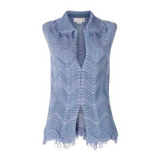 Genny Femme, Pulls, Bleu, Taille: 38 FR Pulls