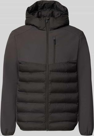 Tom Tailor Denim Regular Fit Steppjacke mit abnehmbarer Kapuze