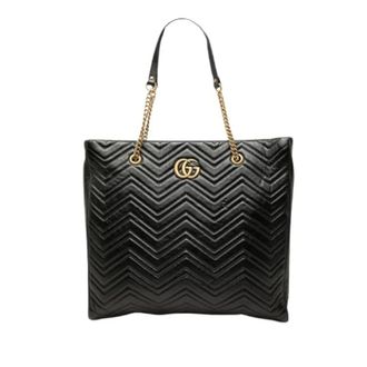 Gucci Sac cabas matelass&eacute; Pre-owned - Femme - Pre-owned - Noir - Taille: ONE Size
