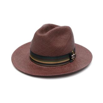 Max Mara Rafia Hut f&uuml;r stylischen Sommerlook - - Accessories - Damen - Braun - 58 CM