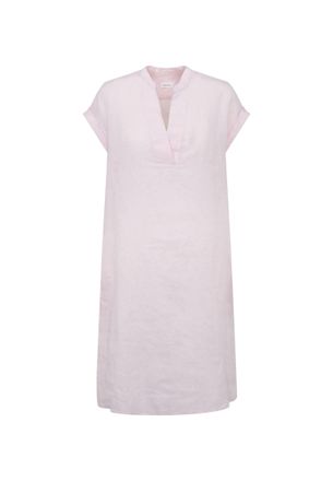 Seidensticker Damen Regular Fit Blusenkleid Kurzarm Kleid, Rosa, 34