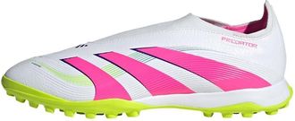 adidas Unisex Predator League Laceless TF Fußballschuh Cloud White/Lucid Pink/Lucid Lemon 45 1/3