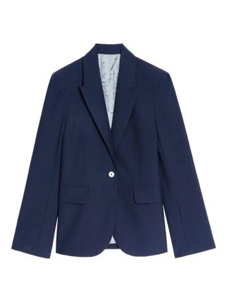 Zadig&Voltaire blazer à simple boutonnage - 434 BLUEBERRY
