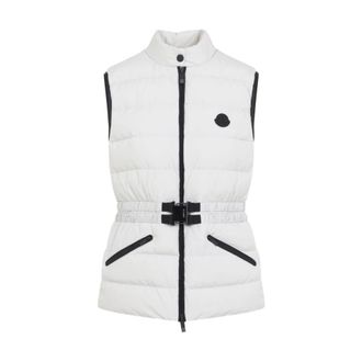 Moncler Romantisme Weste - - Jackets - Damen - Wei&szlig; - M