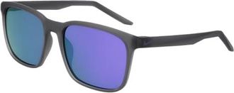 Nike GAFAS DE SOL, RAVE P FD1849, 57-140-18, MATTE SMOKE GREY/POLAR PURPLE, Square