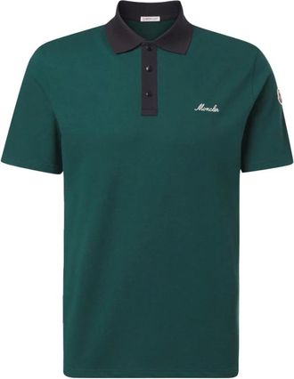 Moncler Homme, Tops, Vert, Taille: M L1091 Polo