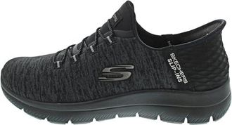 Skechers Baskets pour Femme, Chaussures de Sport, BBK Black, 41 EU