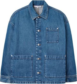 Marc Jacobs veste en jean à patch brodé - Bleu