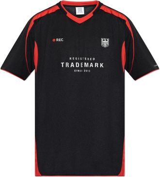 VETEMENTS Homme, Tops, Noir, Taille: M T-shirt imprim&eacute;