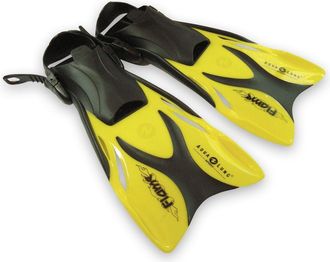 U.S. Divers Flame Kinder Schwimmflosse Flosse gelb (33 - 36) verstellbar