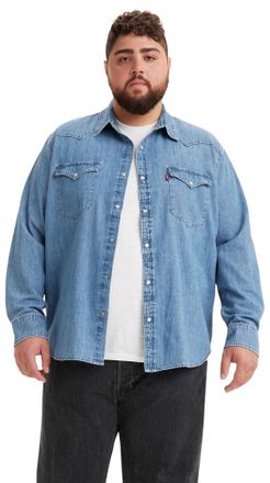 Levi's Herren Big & Tall Classic Western Hemd mit Knopfleiste, Franklin Stone Wash, Blau, 2XL