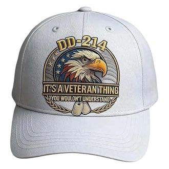 Generico Chapeau Aigle pour anciens combattants | Unisexe Originaux avec Aigle Brod&eacute; | Chapeau Militaire Am&eacute;ricain - Pour Anniversaire En Plein Air &Eacute;t&eacute; Camping