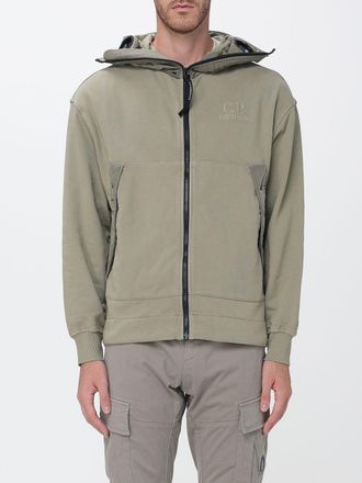 C.P. Company C. P. COMPANY Sweat &agrave; capuche Explorer en coton avec lunettes int&eacute;gr&eacute;es