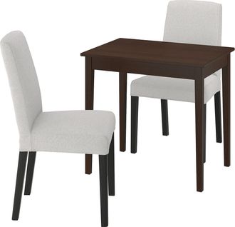 IKEA NÄSINGE / BERGMUND Tisch und 2 Stühle