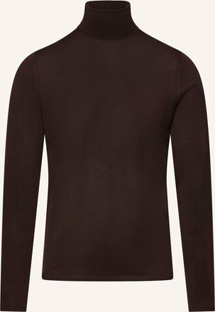 Kiefermann Kiefermann Rollkragen-Pullover Theor Aus Merino braun