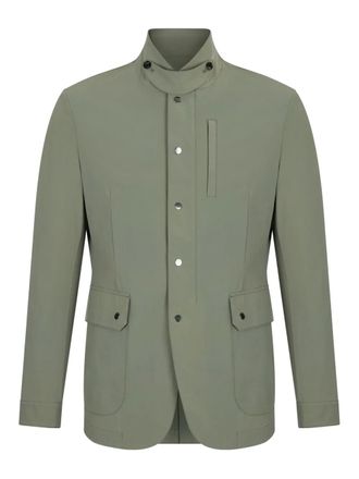 Shanghai Tang veste boutonn&eacute;e &agrave; poches multiples - Vert