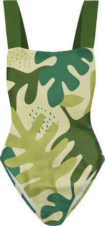 Averie Womens Swimsuit Andee Scoop Back One-Piece XS-3XL Recycled Fabric