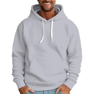 Generic Sweat a Capuche Homme Hooded Sweatshirt Sweats à Capuche Homme avec Imprimé Lettre et Cordon de Serrage pour Style Détendu