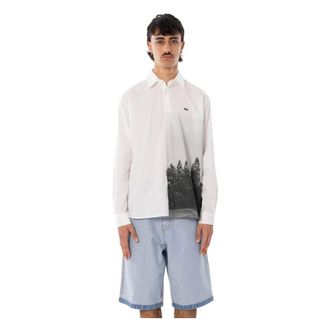 Lacoste Herren, Shirts, Wei&szlig;, LGr&ouml;&szlig;e