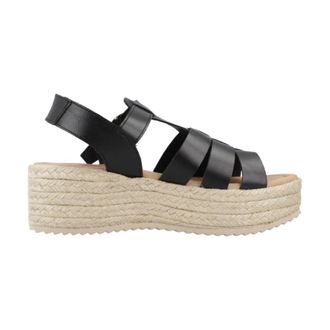 Yellow Femme, Chaussures, Noir, Taille: 39 EU Vitoria Alpargata Wedges