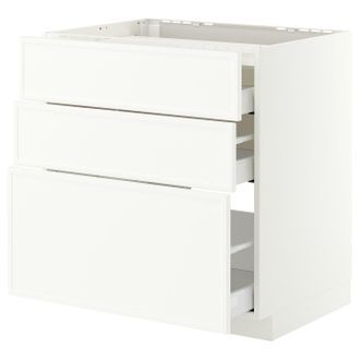 IKEA METOD / MAXIMERA Unterschr.f Kochf/3 Fronten/3Sch
