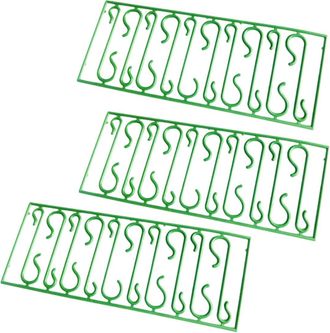 Amosfun 200St weihnachtliche S-förmige Kleiderbügel christbaumhaken Weihnachtsbaumhaken Plastikhaken für Weihnachtsbaumbehang s-förmige Haken Weihnachtshaken 