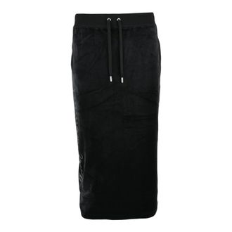 Juicy Couture Femme, Jupes, Noir, Taille: 34 FR Longuette in Felpa