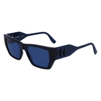Karl Lagerfeld unisex, Accessoires, Bleu, Taille: 54 MM Kl6123S 404 Lunettes de soleil