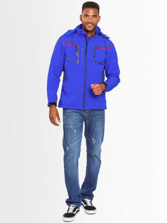 Arctic Seven Softshelljacke ASPierr sportliche Outdoor Funktionsjacke mit abnehmbarer Kapuze