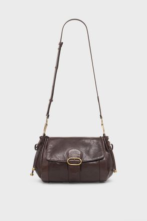 Gerard Darel Sac en cuir froiss&eacute; - BESACE 24 - Marron