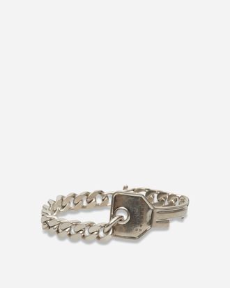 Maison Margiela Key Chain Bracelet Silver