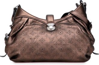 Louis Vuitton Hobo Bags - Monogram Mahina XS - Gr. unisize - in Braun - f&uuml;r Damen