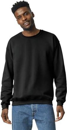 Gildan Sweat-shirt en Polaire, à Col Rond, Style G18000 Homme, Noir, XXL, (Lot de 1)