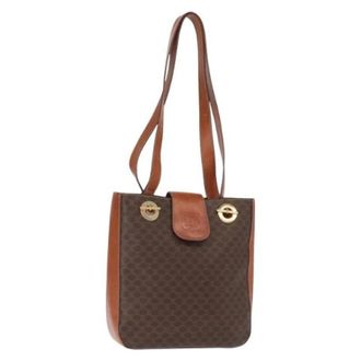 Celine Sac bandouli&egrave;re en plastique Pre-owned - Femme - Pre-owned - Brun - Taille: ONE Size