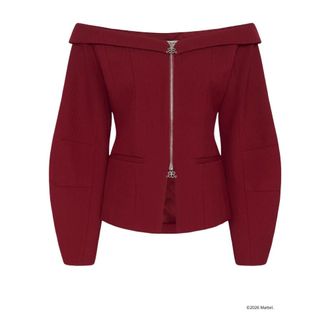 Gestuz Femme, Blouses et Chemises, Rouge, Taille: 42 FR GZrosia Blouse