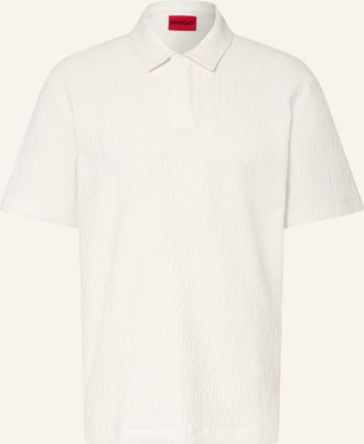 HUGO BOSS Hugo Jersey-Poloshirt Denopolo weiss