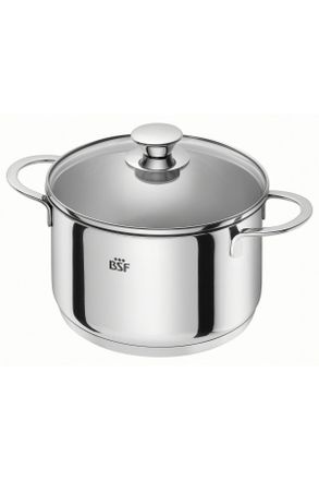 BSF Kochtopf BSF Bordeaux, Glas, 3,5 L, rund, Messskala, Sandwichboden, Kochen, T&ouml;pfe, Kocht&ouml;pfe