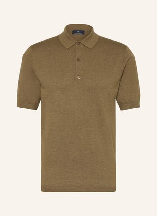 Strokesman's Strokesmans Strick-Poloshirt gruen