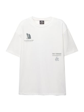 Pull & Bear T-Shirt THE THINKER