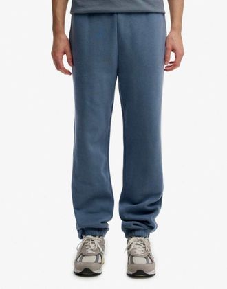 Superdry Blank - Pantalon de jogging oversize - Gris-bleu ardoise