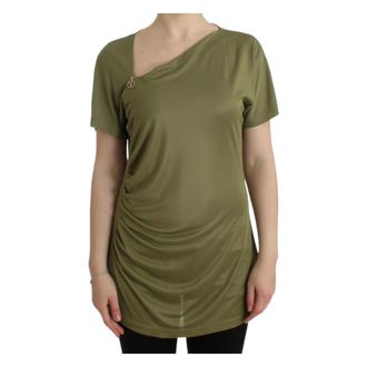 Roberto Cavalli Femme, Tops, Vert, Taille: 34 FR Chemisier en jersey