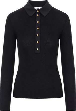 Elisabetta Franchi Pull Col Rond - Noir