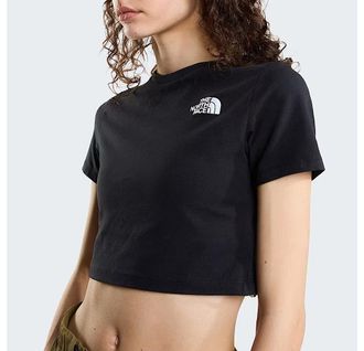 The North Face Kurzarmshirt Croptop Damen - Kurzgeschnittenes The Northface Damenshirt