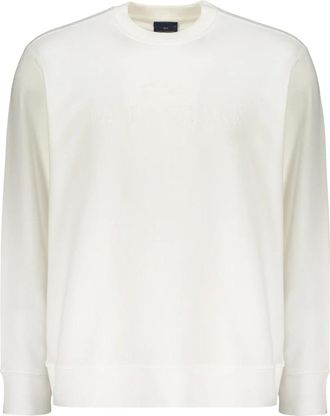 Paul & Shark Homme, Sweatshirts et sweats &agrave; capuche, Blanc, Taille: L Crew Neck SweaT-shirt