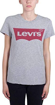 Levi's Femme The Perfect Tee T-Shirt, Batwing Smokestack Heather, XS