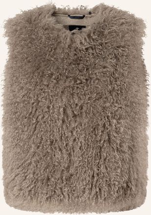 Joop Kunstfell-Weste Venus beige