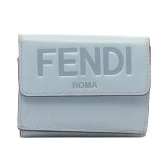 Fendi Pre-owned Leather Wallet - - Pre-owned - Damen - Blau - ONE SIZE